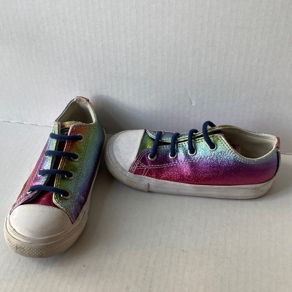 Converse | Shoes | Converse Sneakers Shoes Rainbow Glitter Sparkle ...